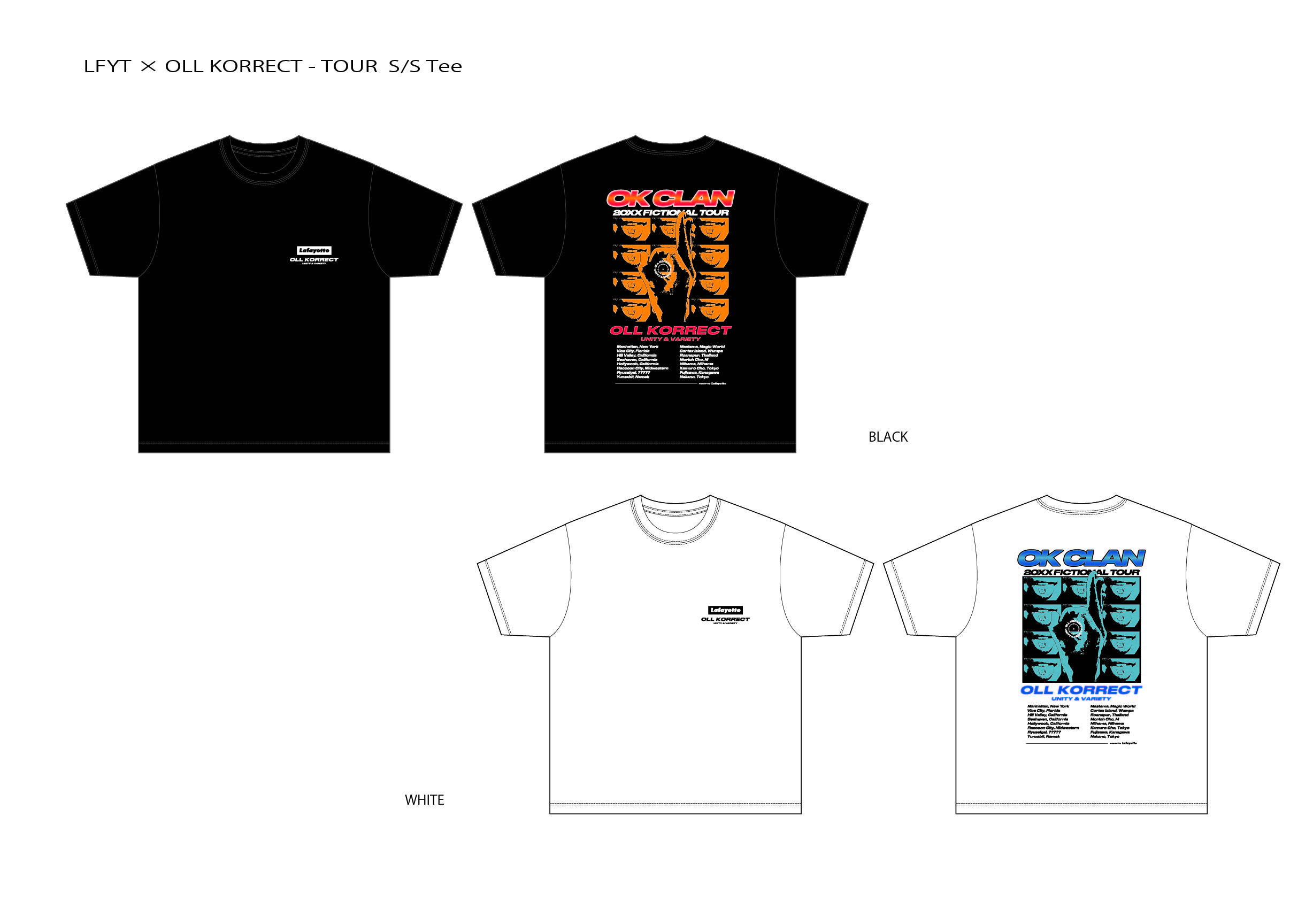 ヒップホップコレクティヴOLL KORRECTが1stアルバム『VARIETY』のリリースを記念し、LFYTとのコラボPOP UPを開催 ...