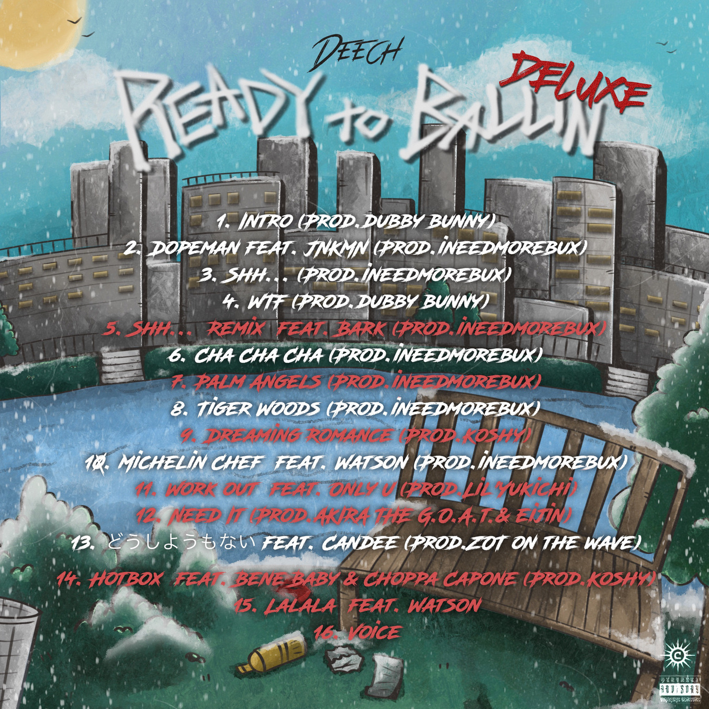 Deechがアルバム『READY to BALLIN』のデラックス版を今週リリース | 新たにBark、Only U、Bene Baby ...